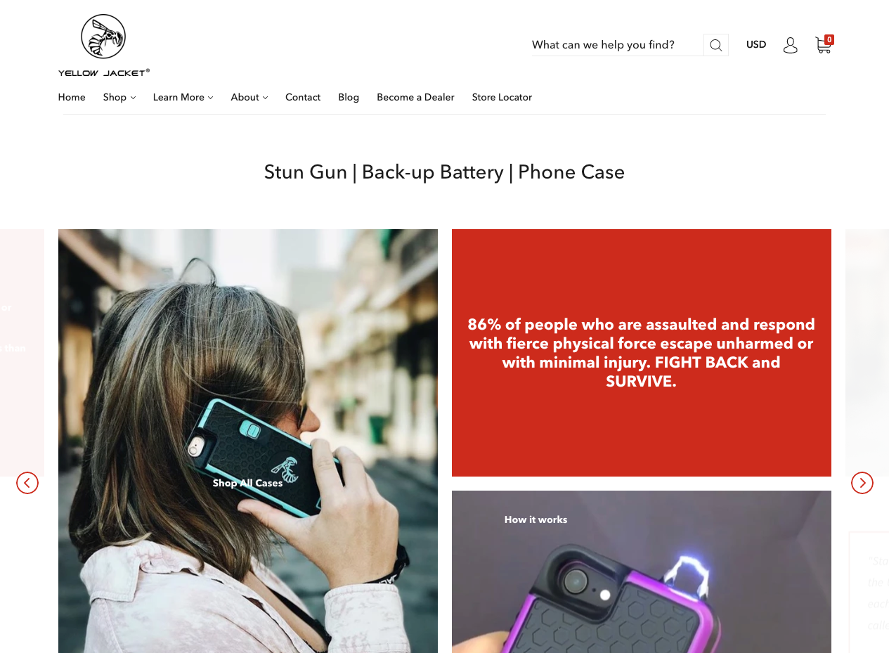 Safety Devices – Yellow Jacket Stun Gun Phone Case – RETI.us