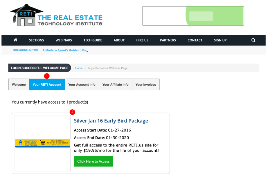 How to Use Your RETI Account – RETI.us